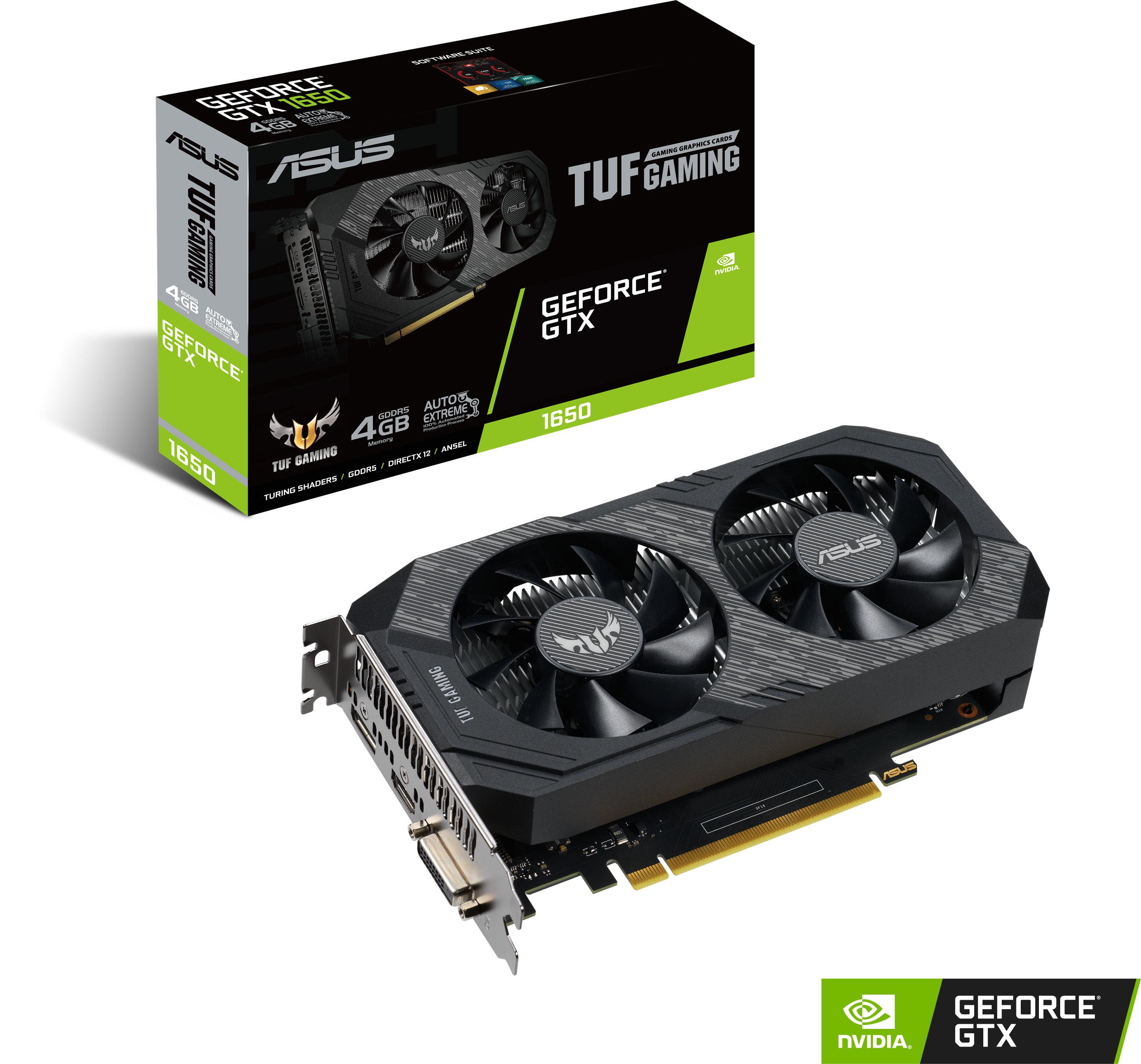 Видео карта ASUS TUF Gaming GTX 1650 4GB