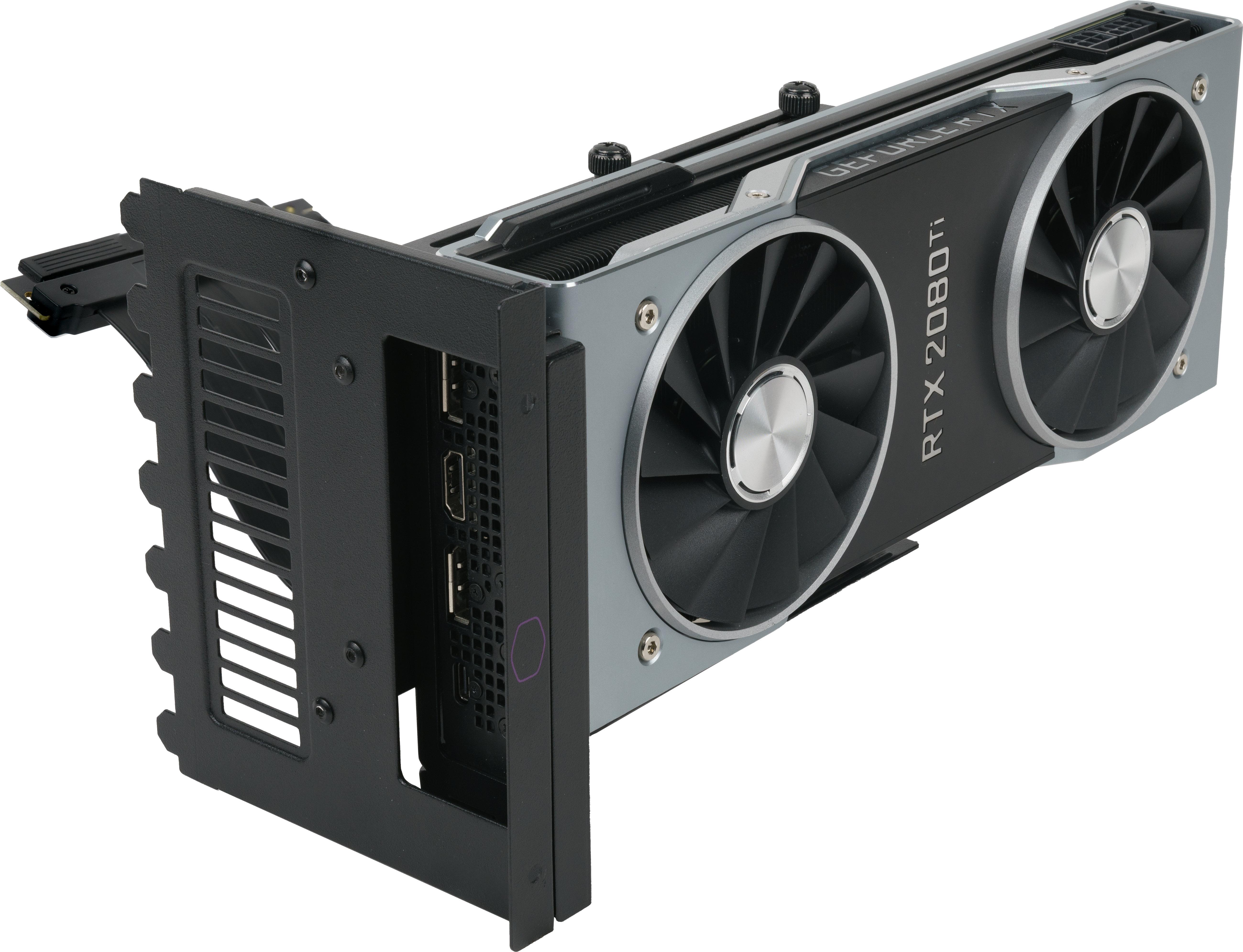 Cooler Master GPU holder V2 Брекет и кабел за вертикален монтаж на ...