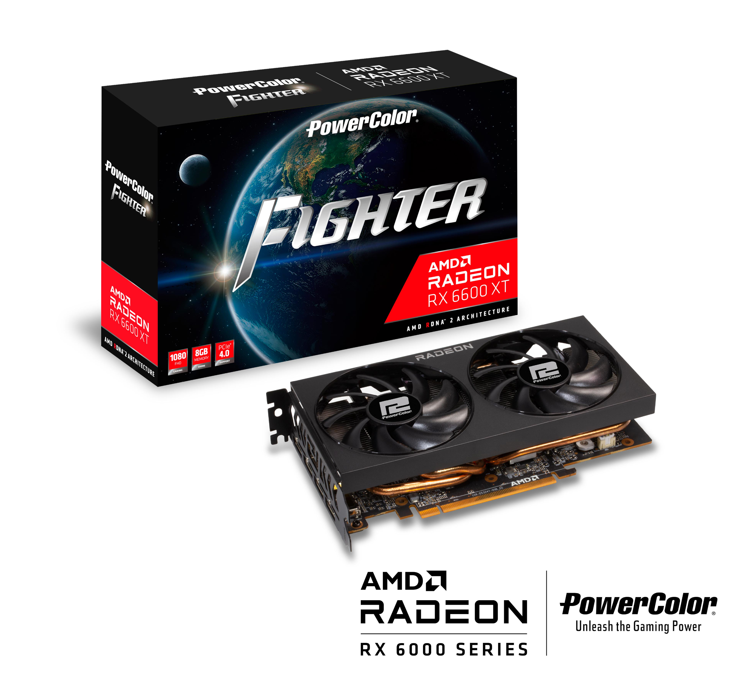 Видео карта PowerColor Fighter Radeon RX 6600 XT 8GB GDDR6