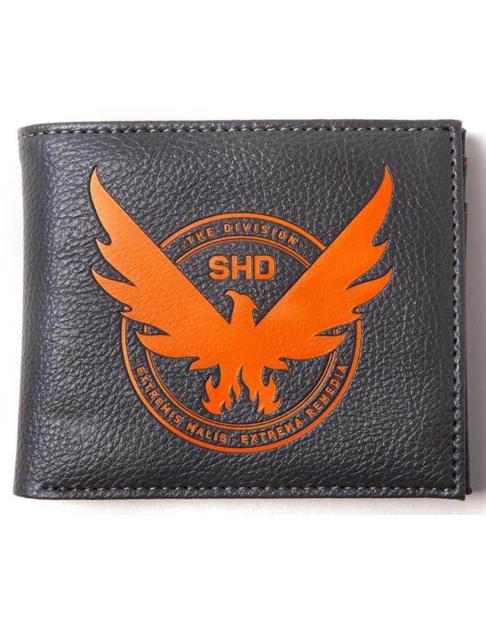 Портфейл Difuzed The Division 2 - SHD Logo, Сгъваем, Черен