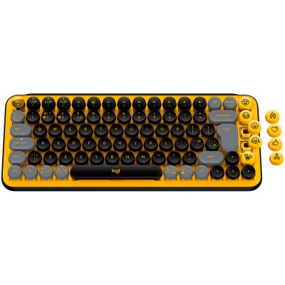 Клавиатура Logitech POP Wireless Mechanical Keyboard Emoji Keys Blast ...