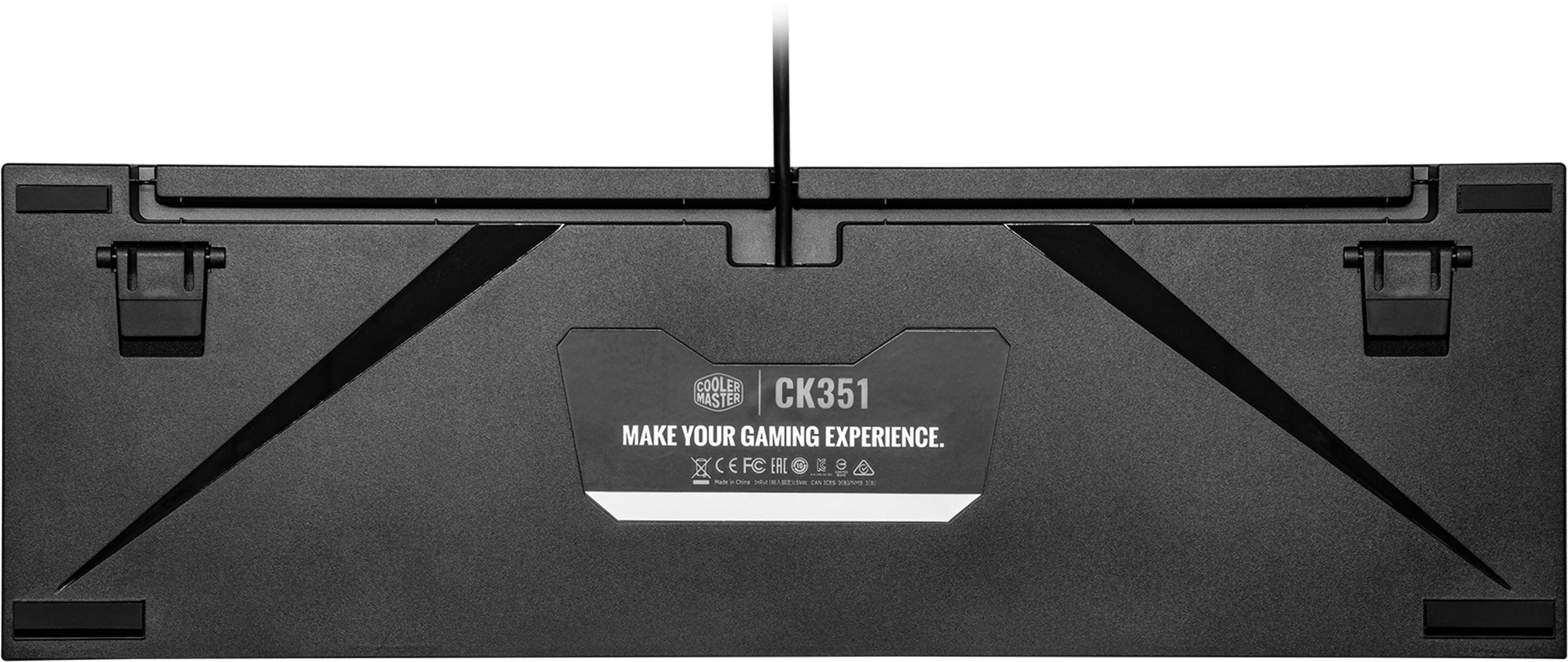 Геймърска Механична Клавиатура Cooler Master CK351, Brown Switches, US ...