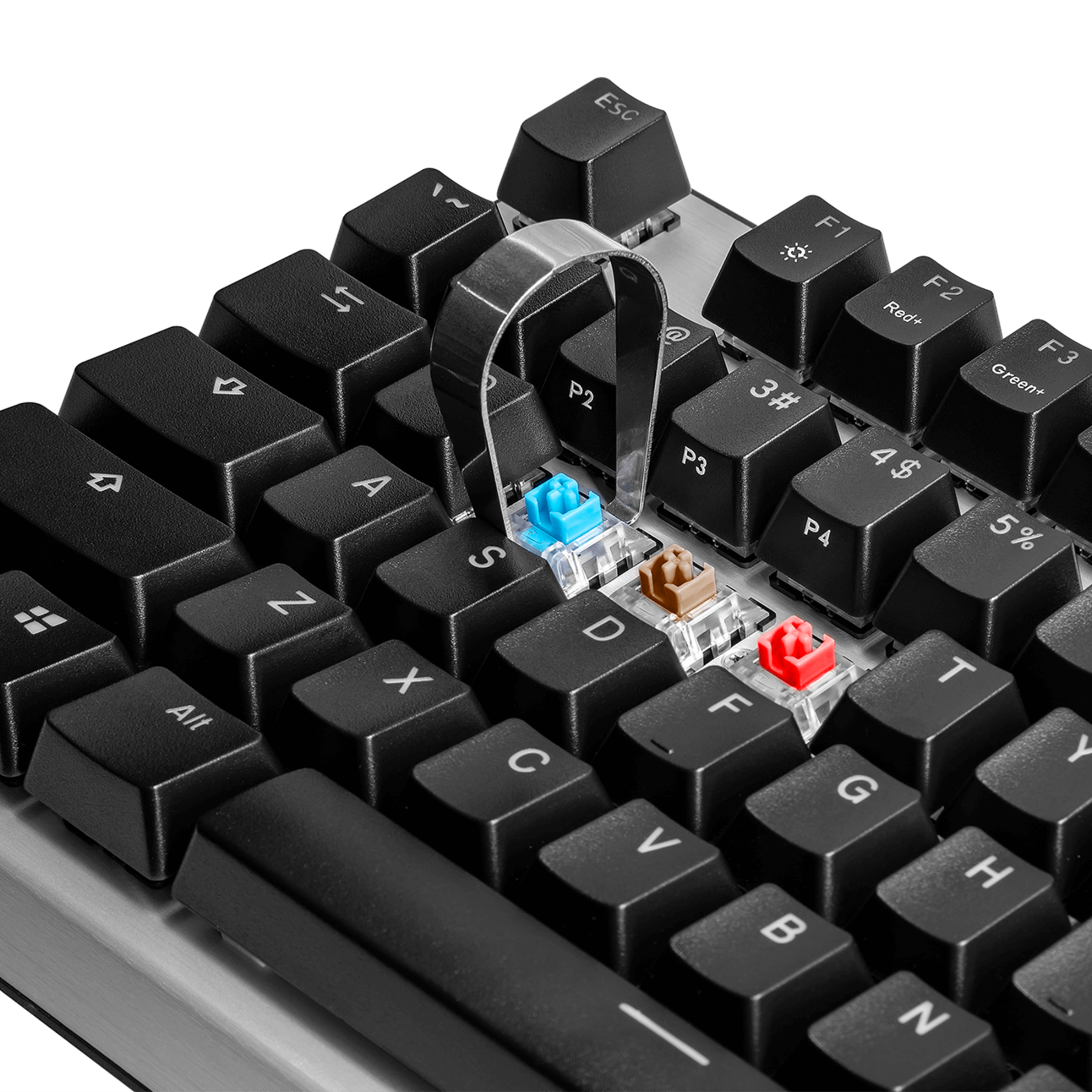 Геймърска Механична Клавиатура Cooler Master CK351, Brown Switches, US ...