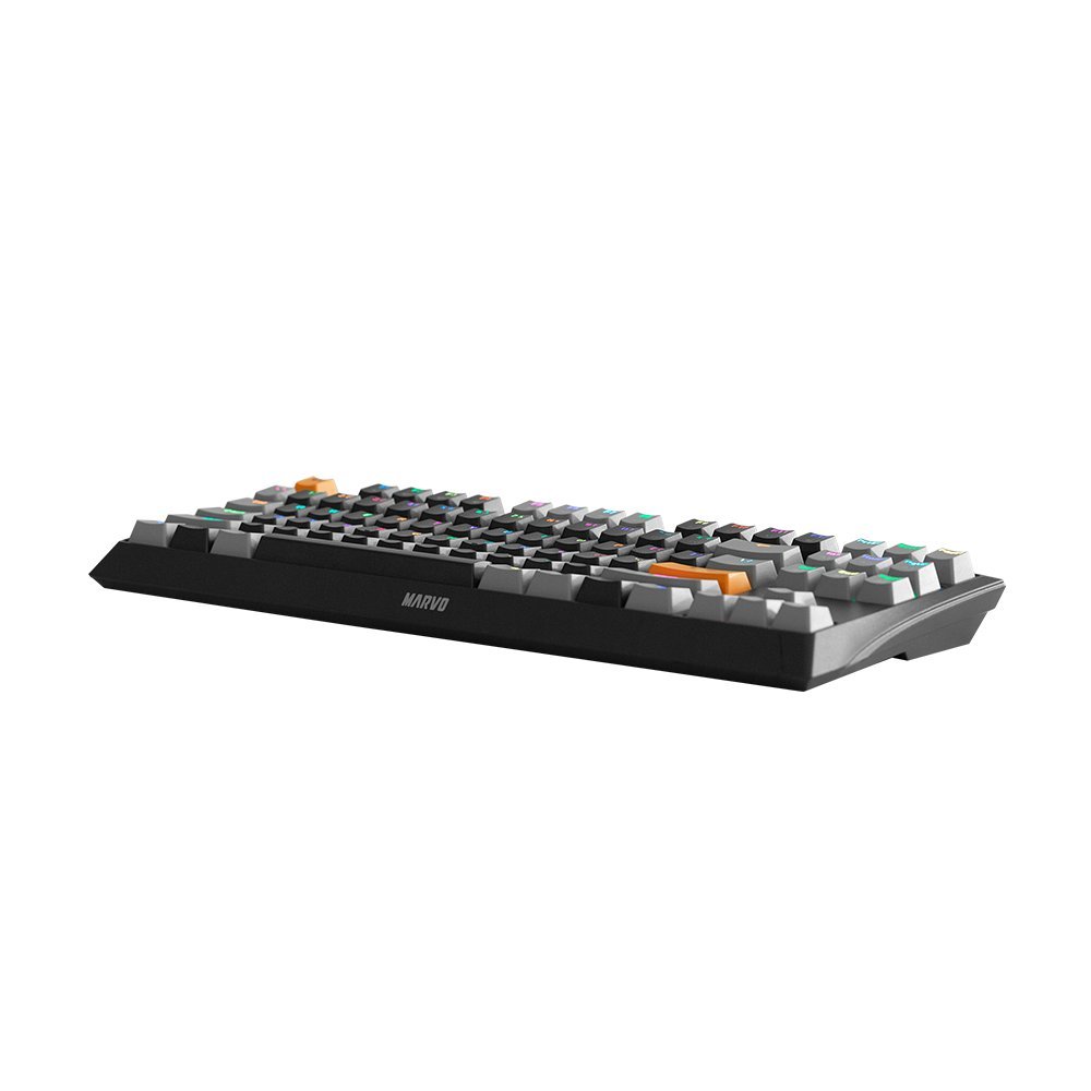 Геймърска механична клавиатура Marvo KG980-A - RGB Blue switches TKL