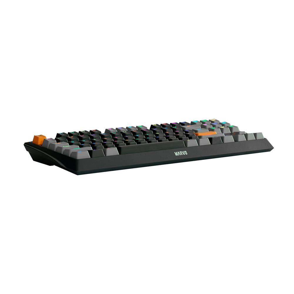 Геймърска механична клавиатура Marvo KG980-A - RGB Blue switches TKL