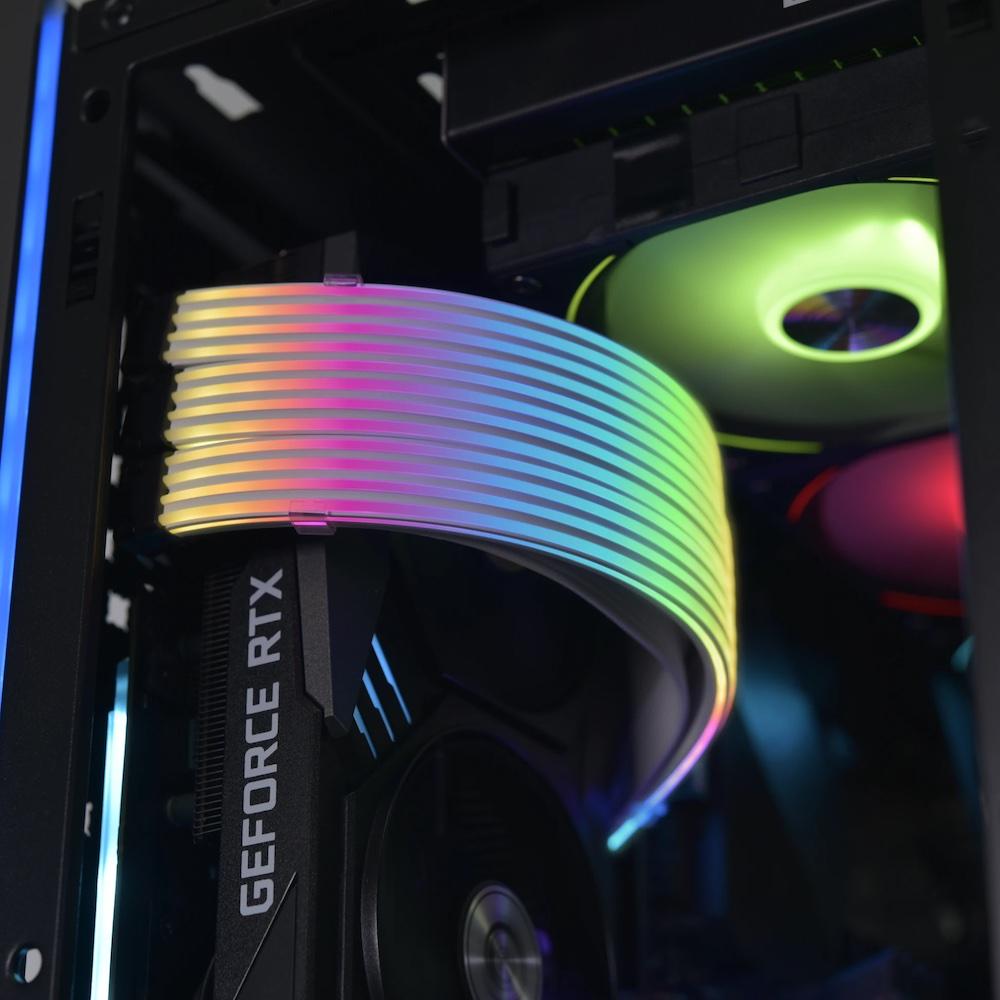 RGB за кабели GPU Lian Li Strimer Plus V2 Triple 8-pin ARGB GPU ...