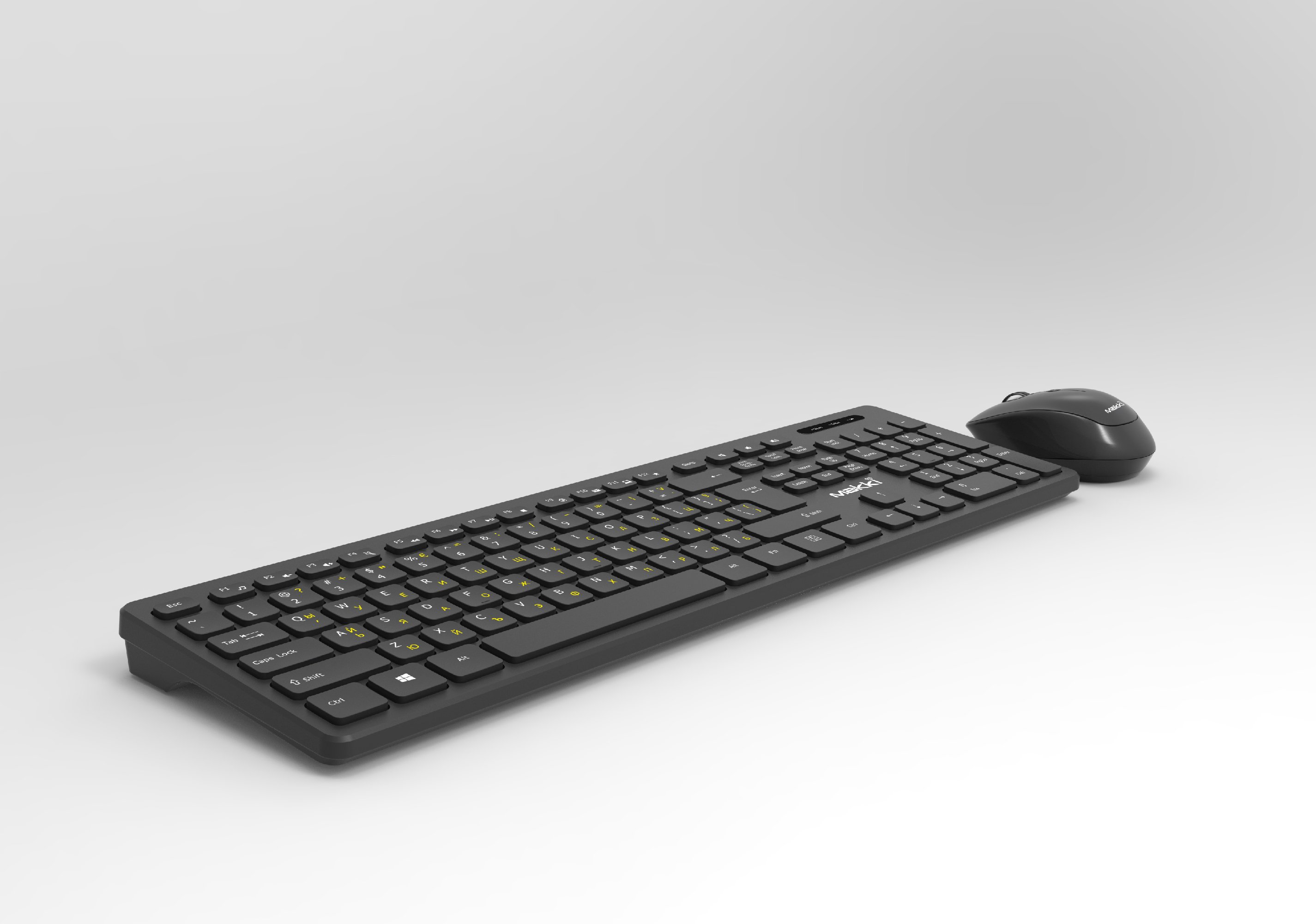 Makki БДС клавиатура и мишка Combo Keyboard and Mouse Wireless 2.4G BG ...