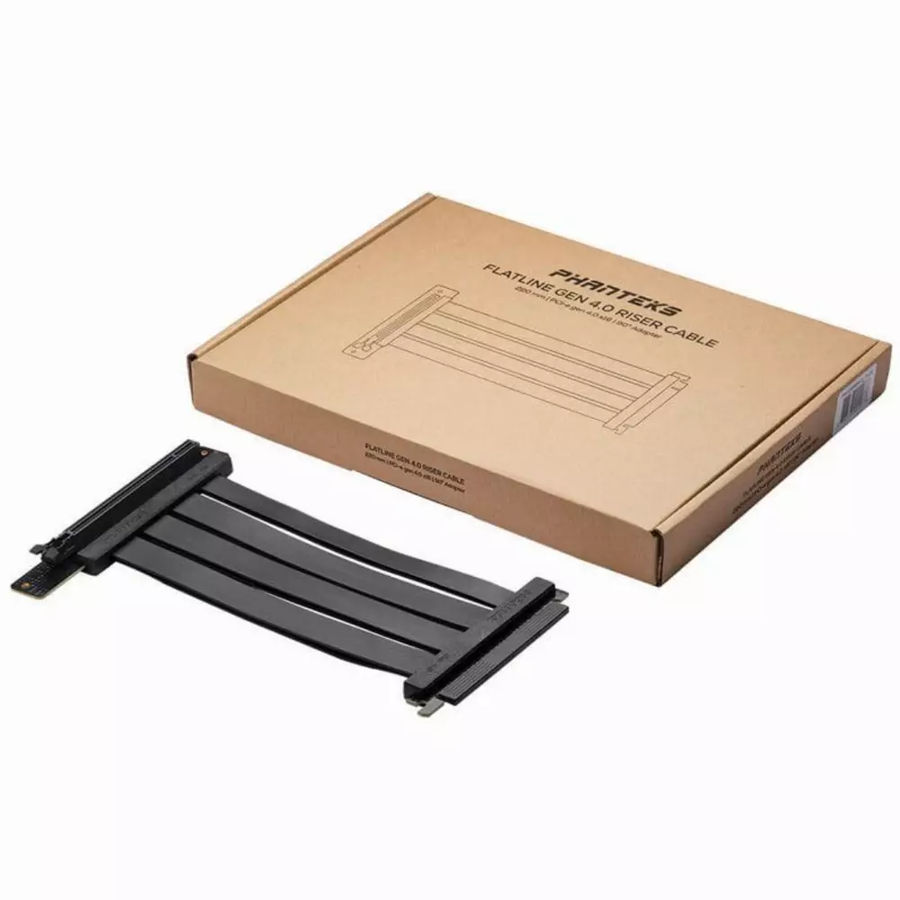 Кабел за вертикален монтаж за видео карта Phanteks Riser Cable 220mm ...