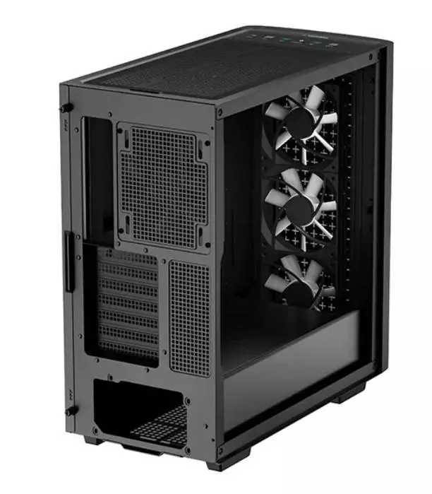 Кутия DeepCool CH560 E-ATX Mid-Tower High-Airflow Black