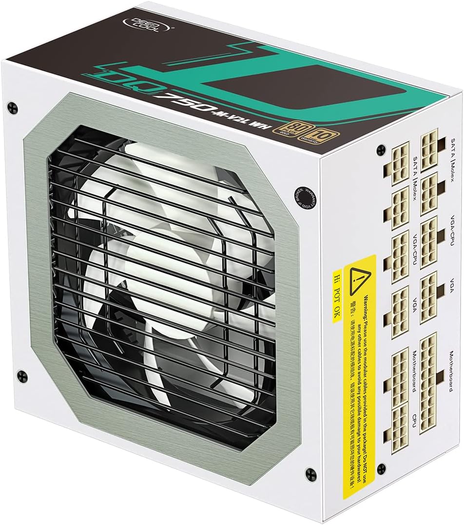 Захранване DeepCool DQ750-M-V2L 750W White 80 Plus Gold Full Modular PSU