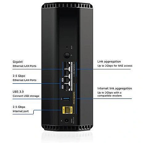 Рутер NETGEAR 5Port Nighthawk Wi-Fi 7 BE9300 Router RS300