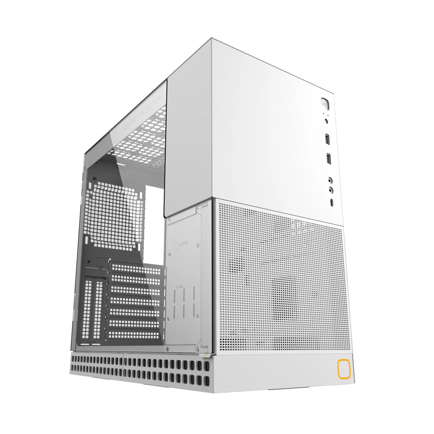 Кутия Geometric Future Model 4 king Arthur White Case EATX