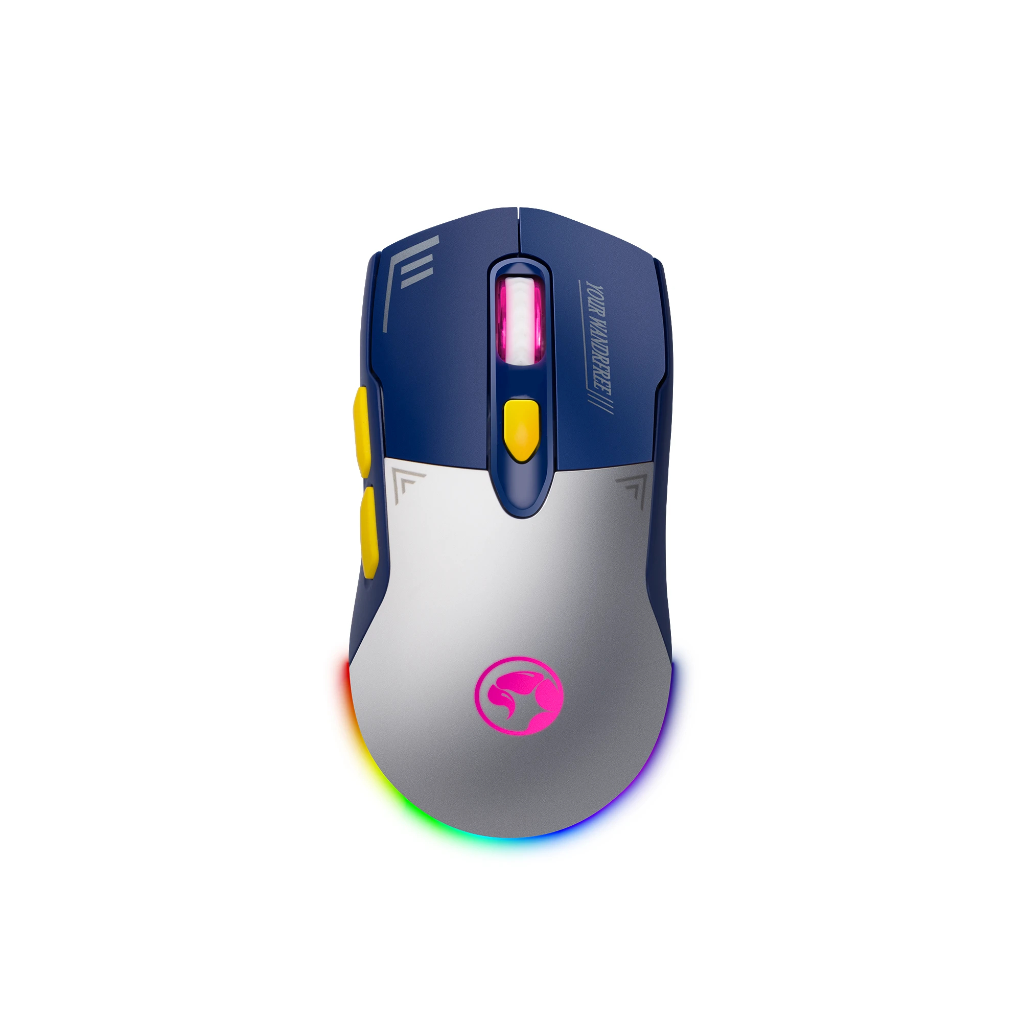 Marvo безжична геймърска мишка Wireless Gaming Mouse Duke 55 White ...