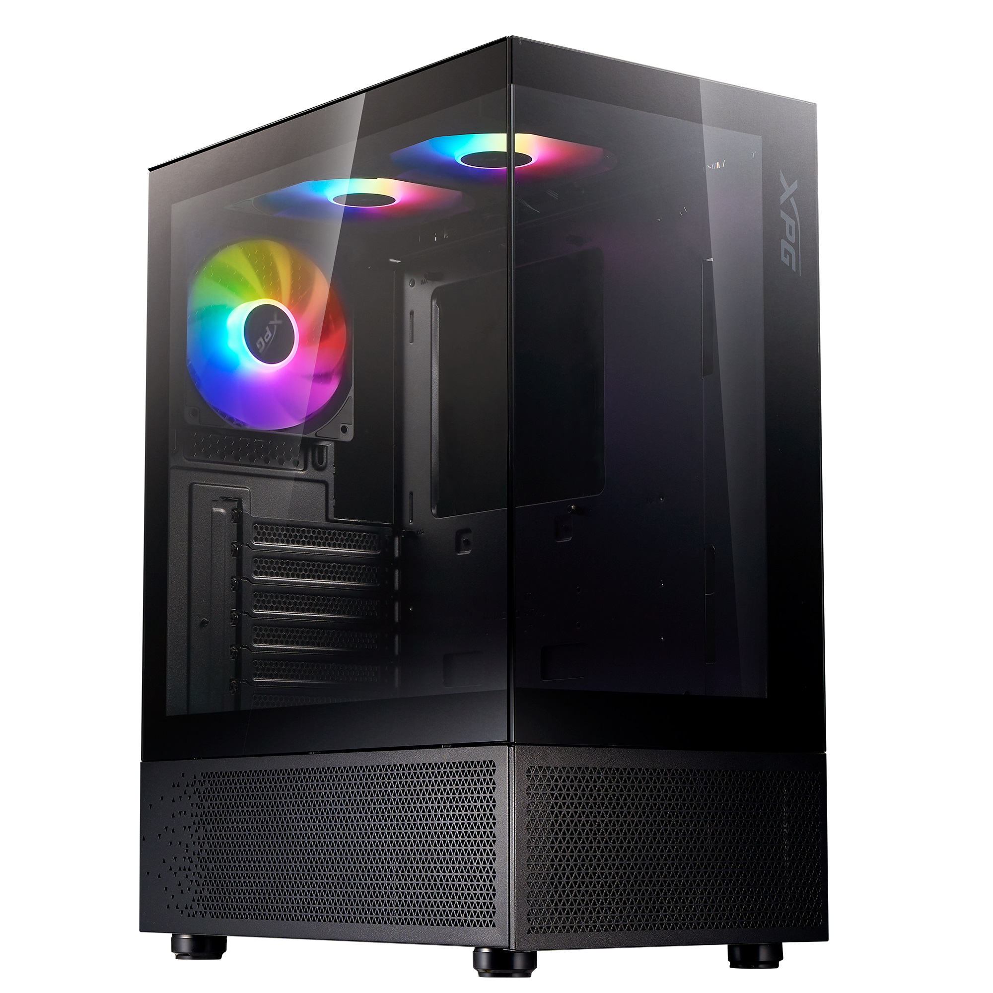Кутия ADATA INVADER X MINI Black Mid-Tower Case, 5 x 120 mm ARGB Fans