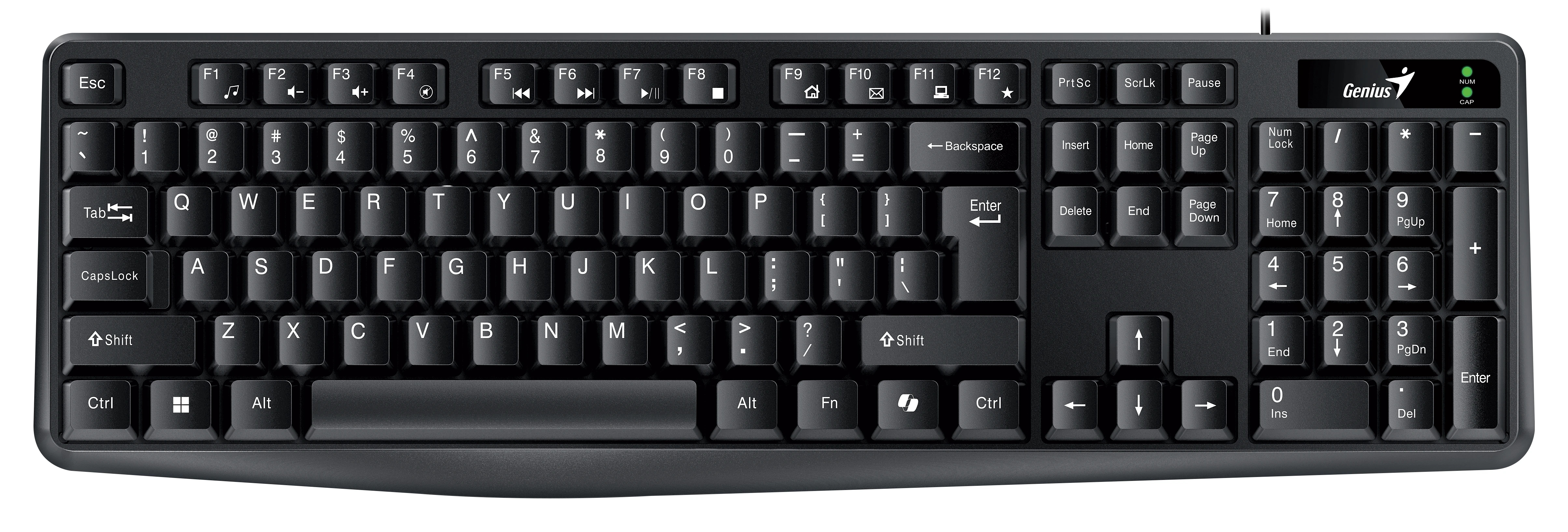 Genius клавиатура кирилизирана Smart Keyboard KB-117 Black - AI, BG ...