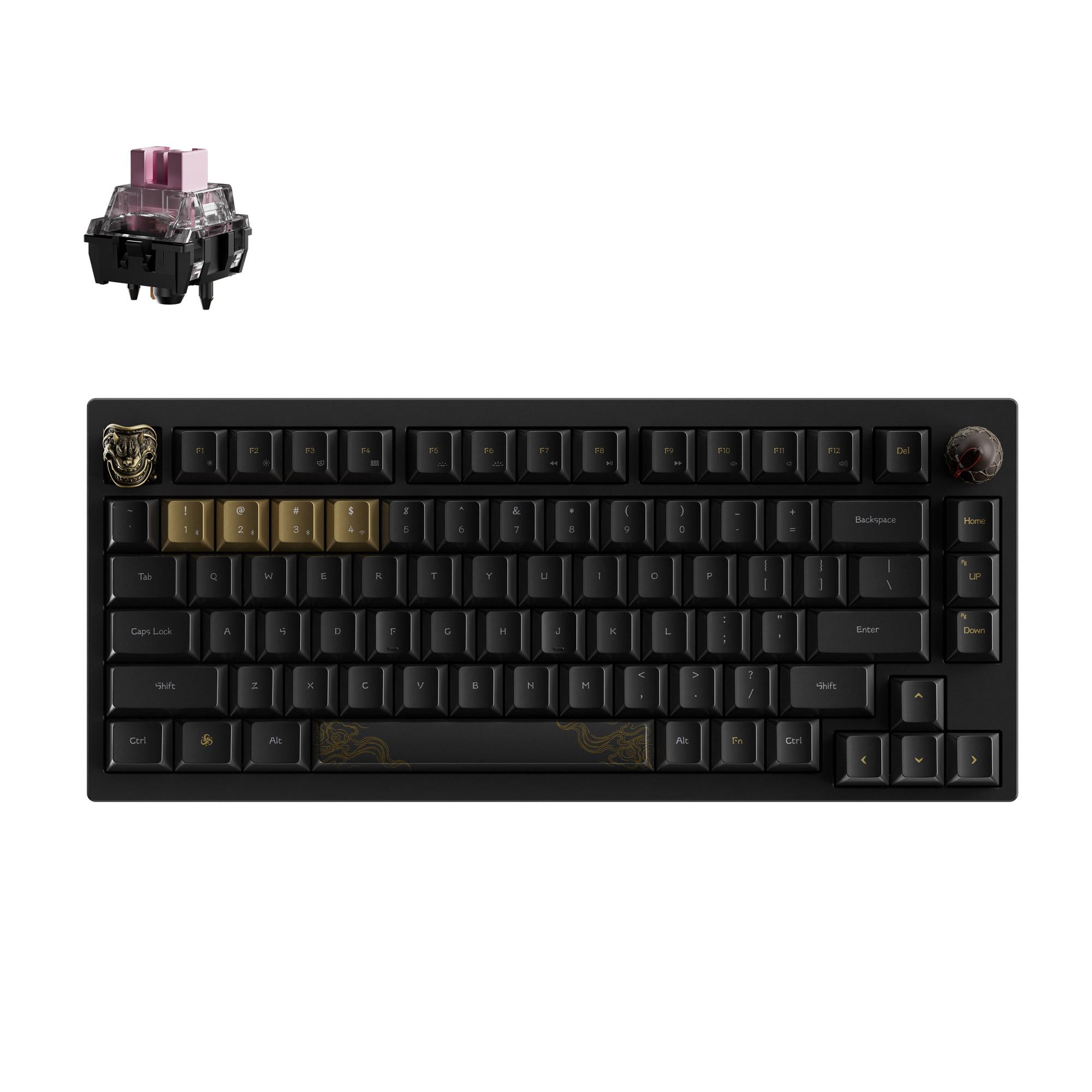 Безжична Механична клавиатура Keychron Black Myth Wukong - TTC Golden ...