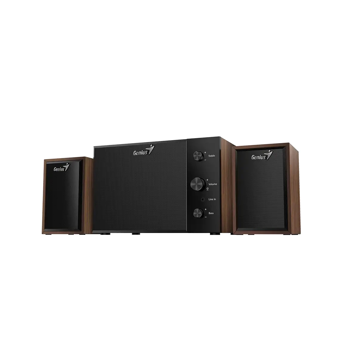 Genius тонколони Speakers 2.1 - SW-2.1 350 - 15W RMS, Wood
