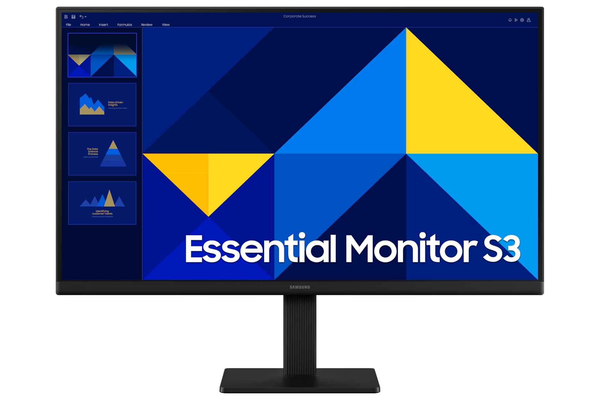 Монитор Samsung Essential S3 S30GD, 24" IPS FHD (1920x1080), 100Hz, 5ms ...